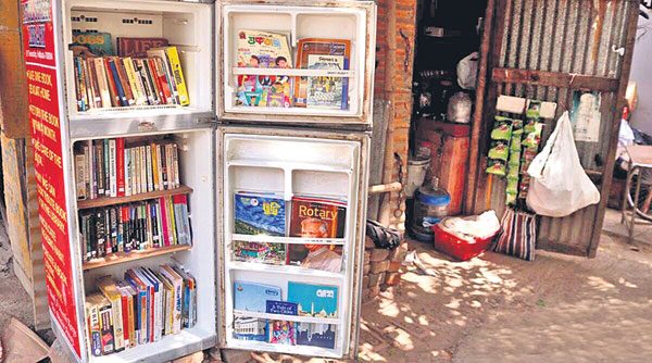 కిరాణ కొట్టులో ‘కూల్‌ లైబ్రరి’!-Namasthe Telangana