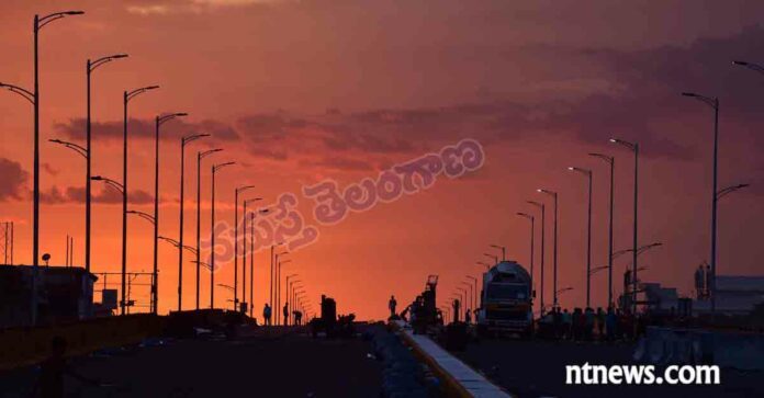 బాలాన‌గ‌ర్ ఫ్లైఓవ‌ర్ : సాయంకాలం.. సుంద‌ర దృశ్యం-Namasthe Telangana