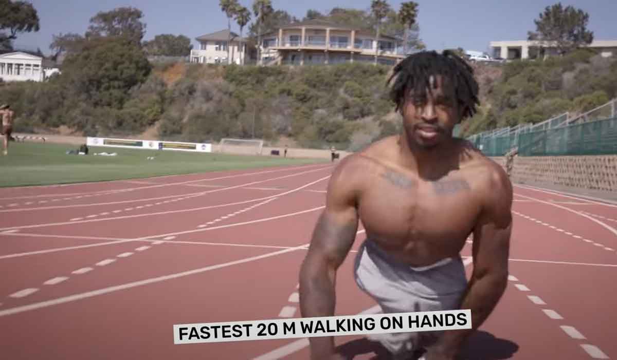 Fastest man on two hands : రెండు చేతుల‌తో అత్యంత వేగంగా ప‌రిగెత్తి ...