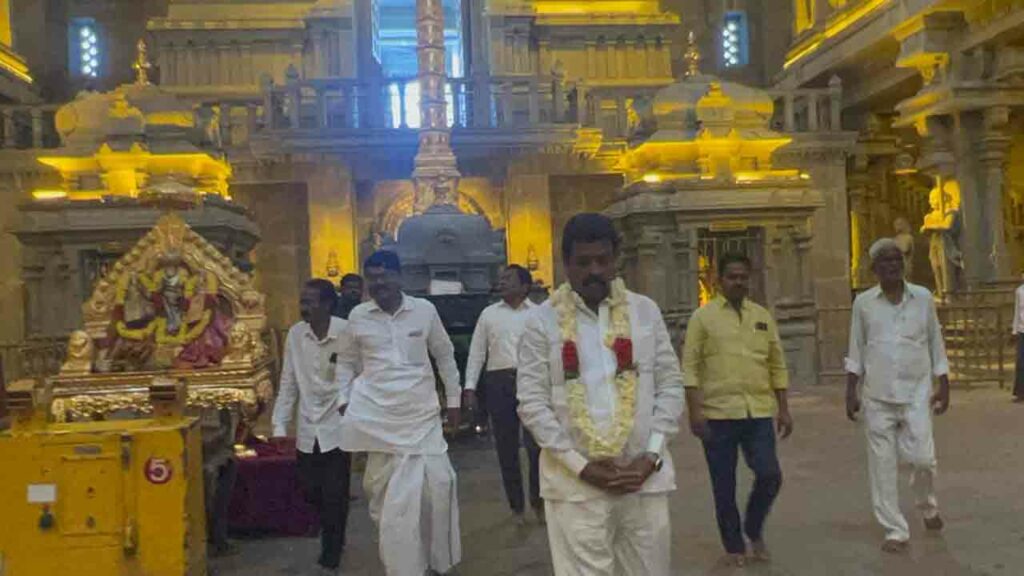 యాదాద్రీశుడి సేవలో ఎమ్మెల్సీ శేరి సుభాష్ రెడ్డి-Namasthe Telangana