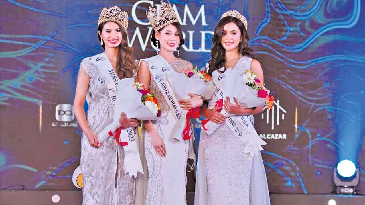 Miss Glam World | బెల్జియం భామ జొమ్కీ టెన్జీన్‌కు మిస్‌ గ్లామ్‌ వరల్డ్ ...