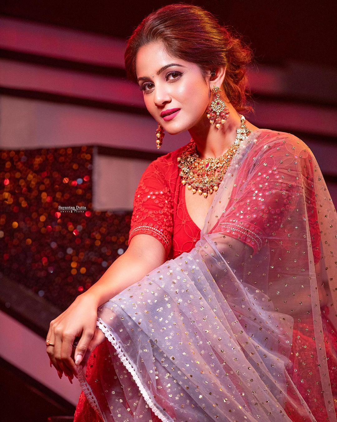 Trina Saha | మెరిసే డ్రెస్‌లో త్రినా సాహా మెరుపులు..-Namasthe Telangana